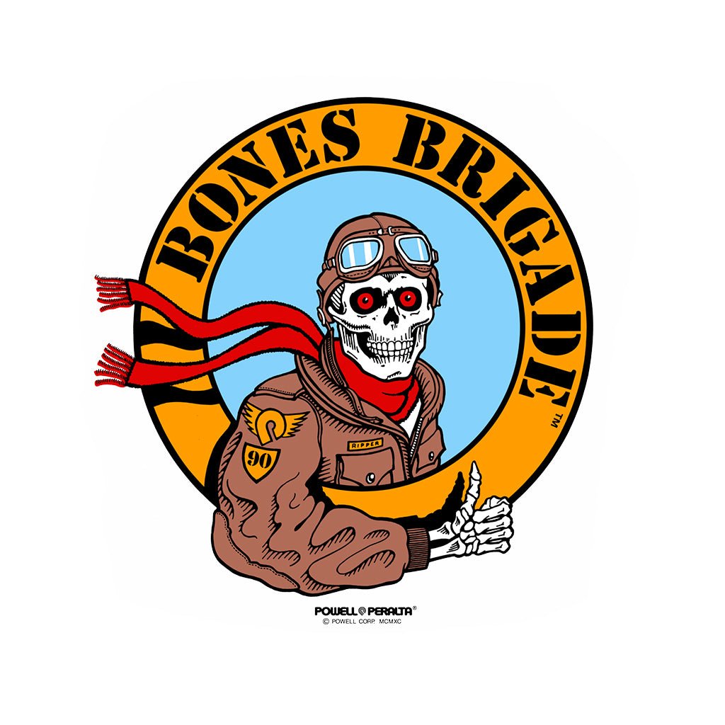 Powell Peralta Bones Brigade Ripper Pilot Sticker – Town City